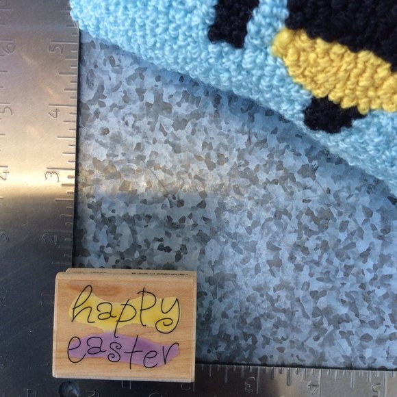 Inkadinkado | Office | Happy Easter Rubber Stamp | Poshmark
